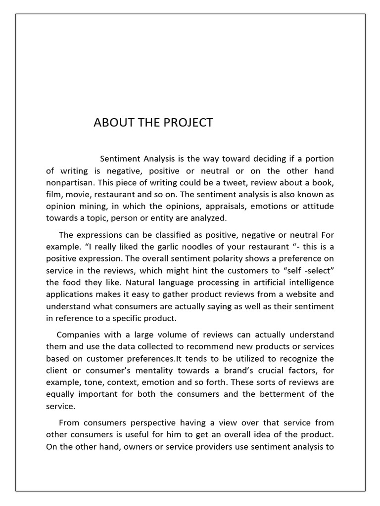 Sentimental Analysis[1] Pdf Machine Learning Accuracy And Precision