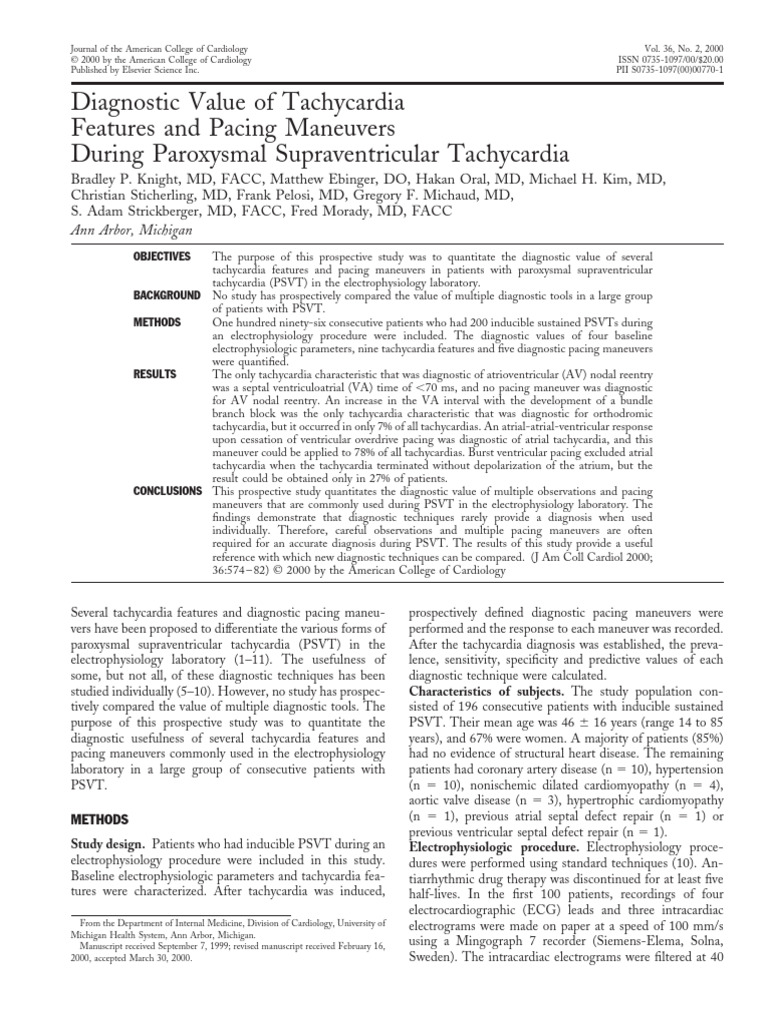SVT Knight | PDF | Electrocardiography | Artificial Cardiac Pacemaker