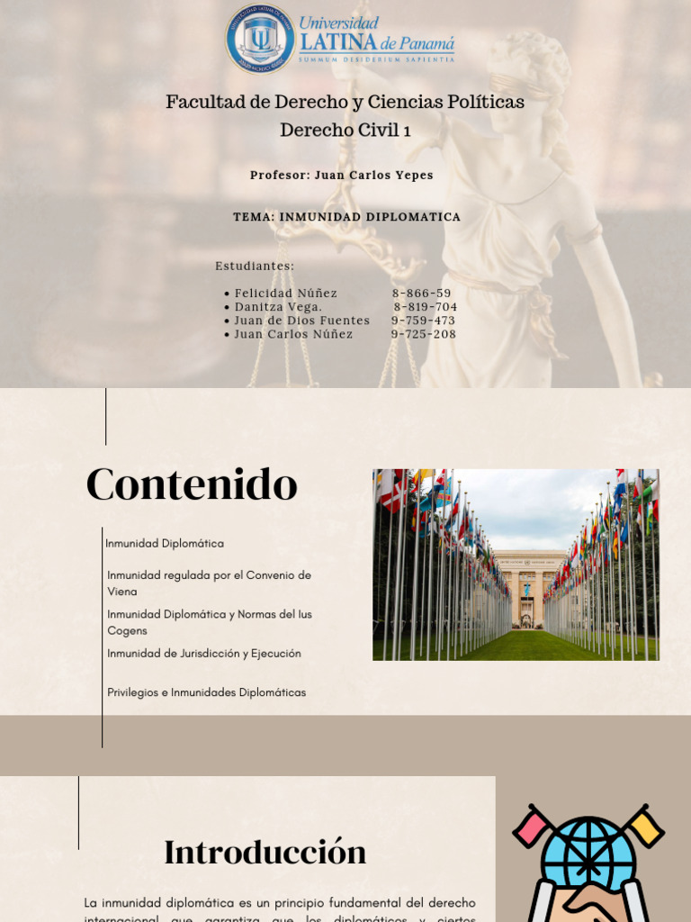 Inmunidad Diplomática y Consular | PDF | Inmunidad parlamentaria ...