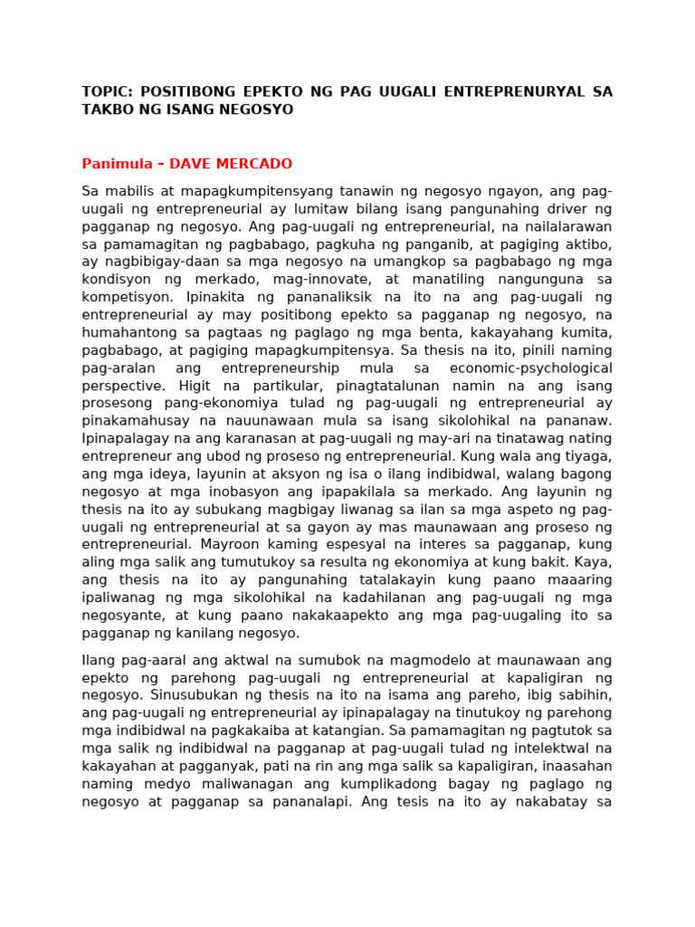 Group 3 Research Tagalog | PDF