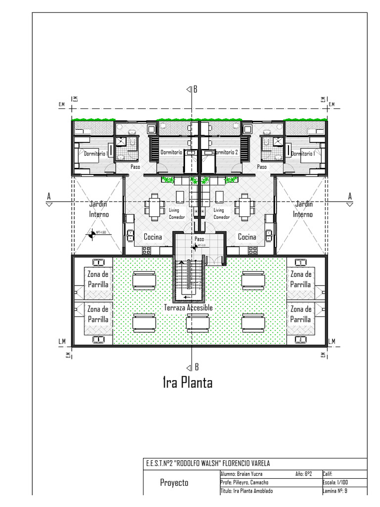 1ra Planta Amoblado Lamina 9 | PDF