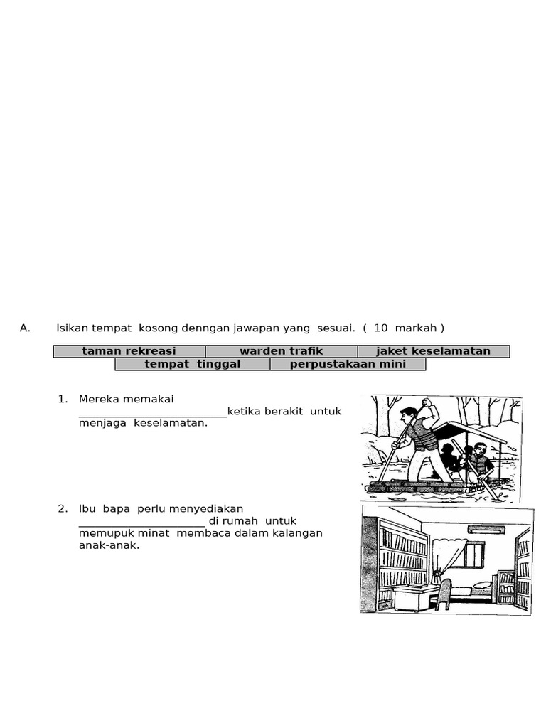 Dokumen - Tips Isikan Tempat Kosong Denngan Jawapan Yang Sesuai | PDF