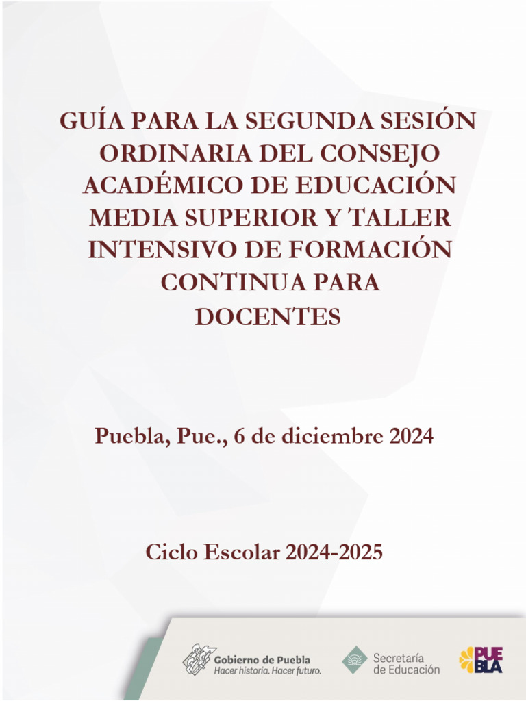 GUÍA 2do CAEMS 02-12-24 FINAL | PDF | Enseñando | Aprendizaje