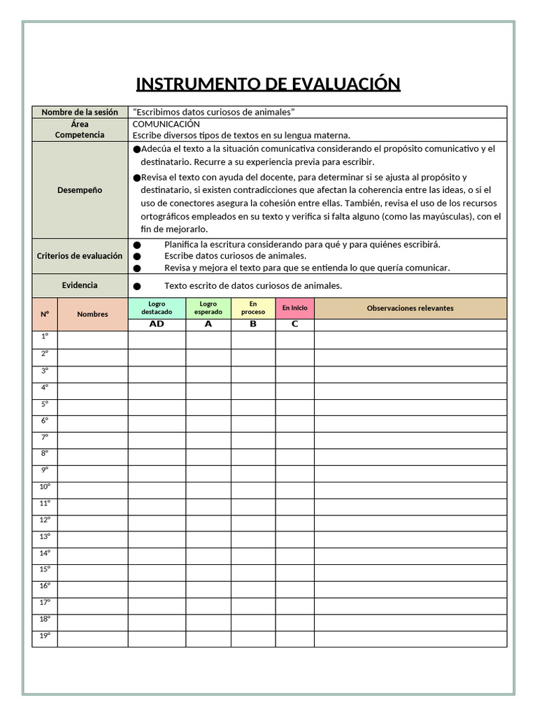 2°_U9_SEM2_S5_COM-INSTRUMENTO | PDF