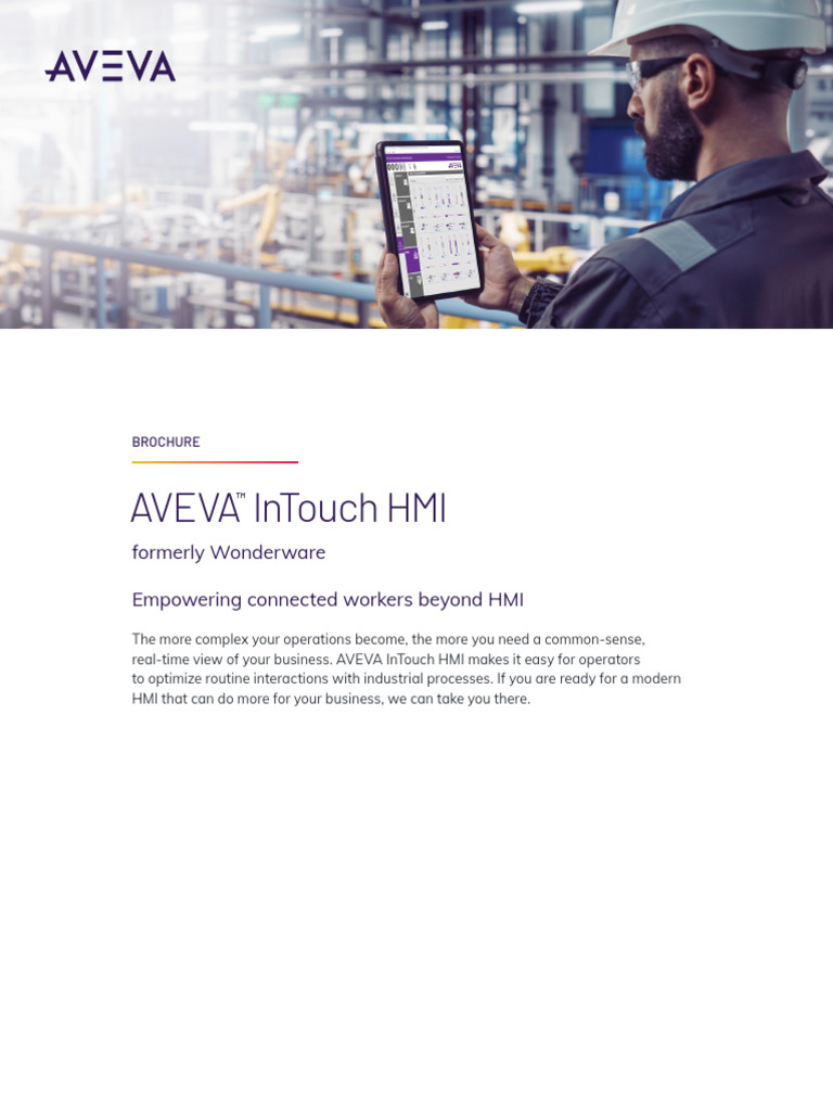 Brochure AVEVA InTouch2023 Overview 22-07 | PDF | User Interface | Qr Code