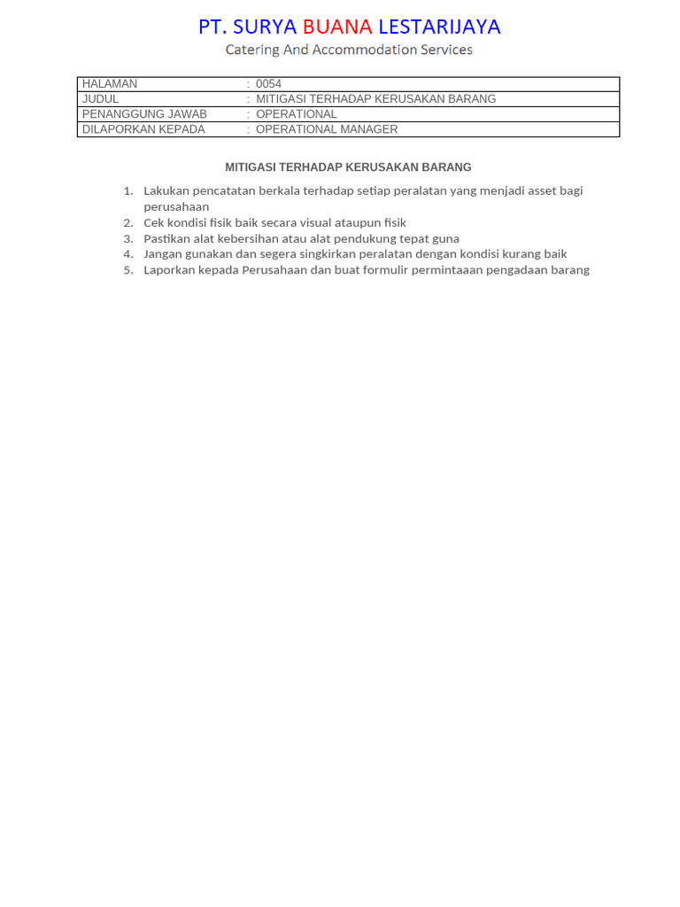 SOP SBL 231010 (71) | PDF