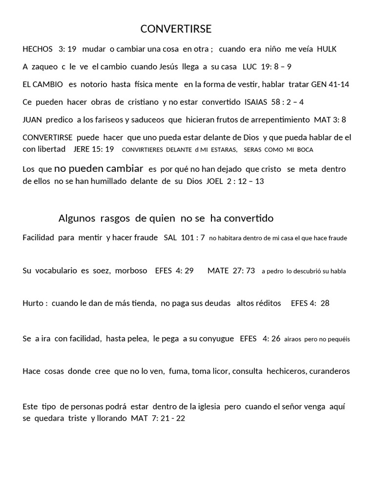 CONVERTIRSE | PDF