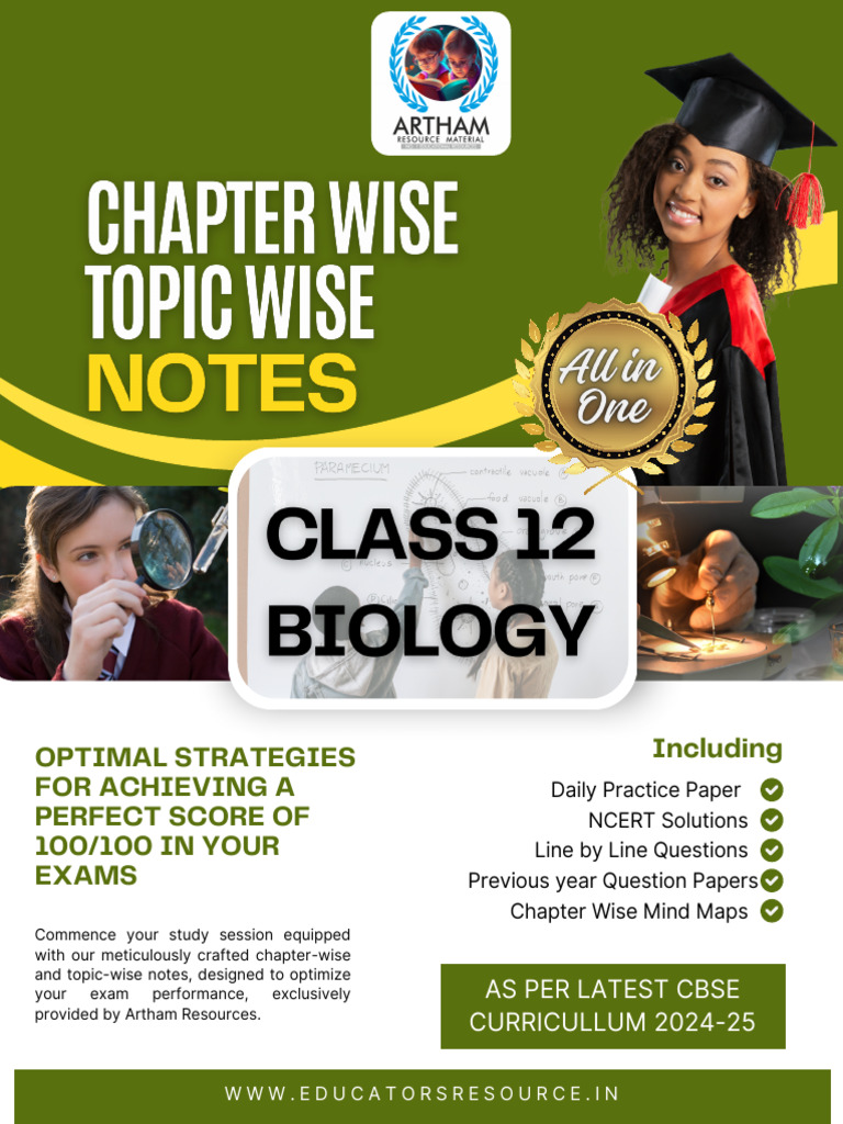 Class 12 Biology Chapter Wise Topic Wise Notes Chapter 2 Human ...