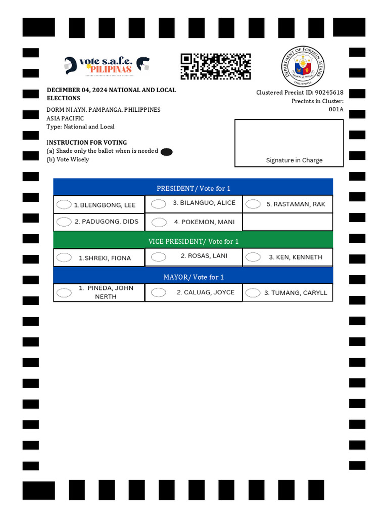 Pampanga December 2024 Election Guide | PDF