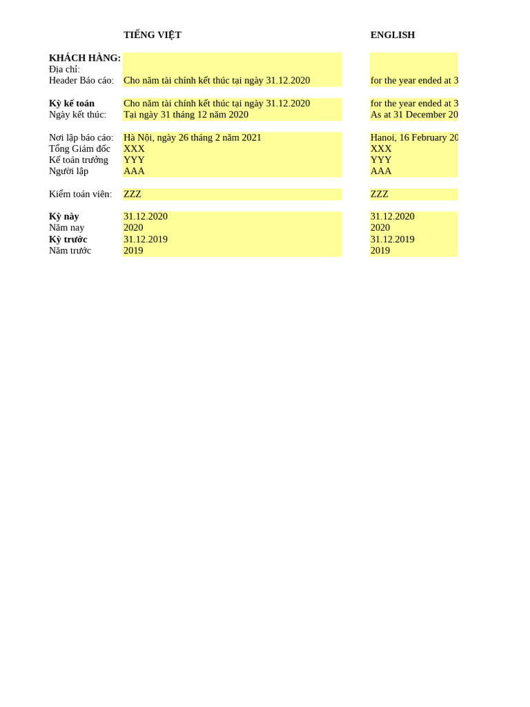 1. BCTC-JW-2020 SAU KIEM TOAN | PDF