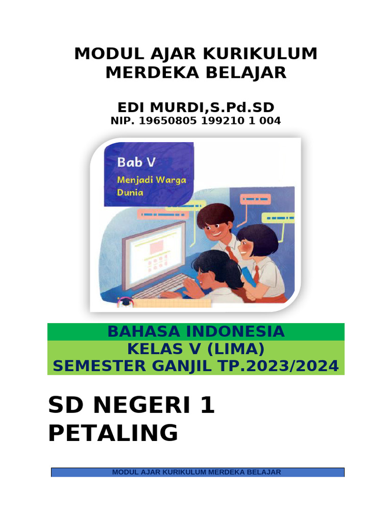 BAB 5 - MA B Indo Kls 5 | PDF