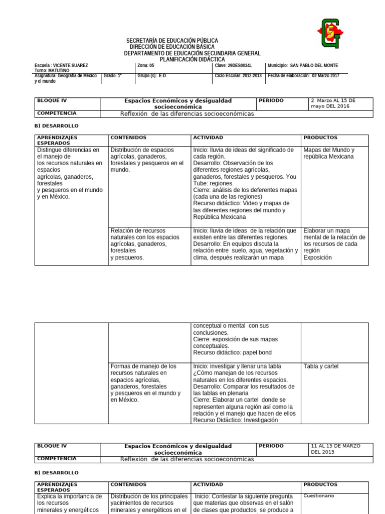 Bloque 4 Geo | PDF | Minería | México