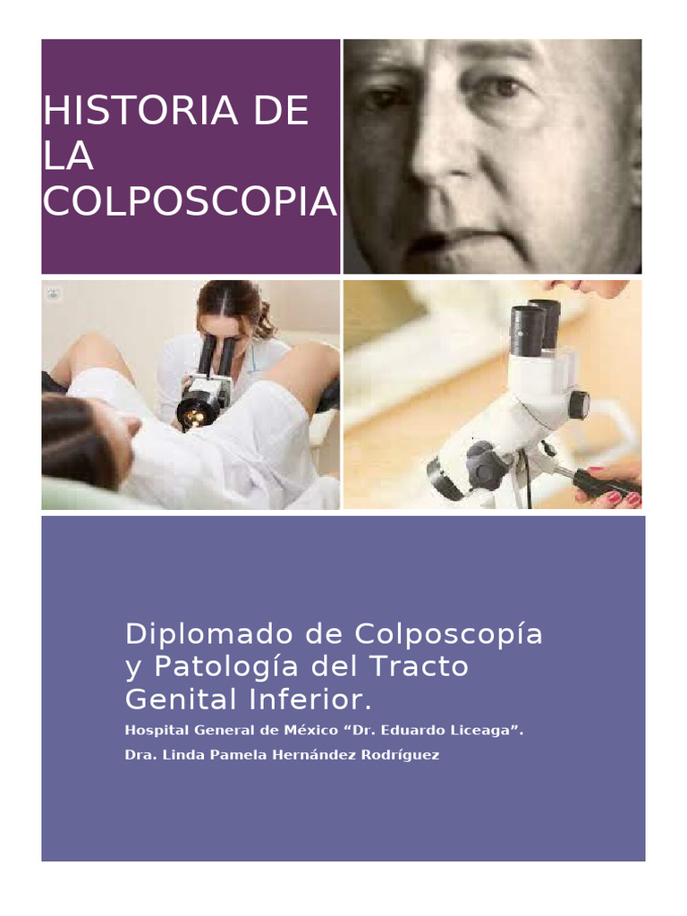 Historia y evolución de la colposcopia | PDF | Cáncer de cuello uterino ...
