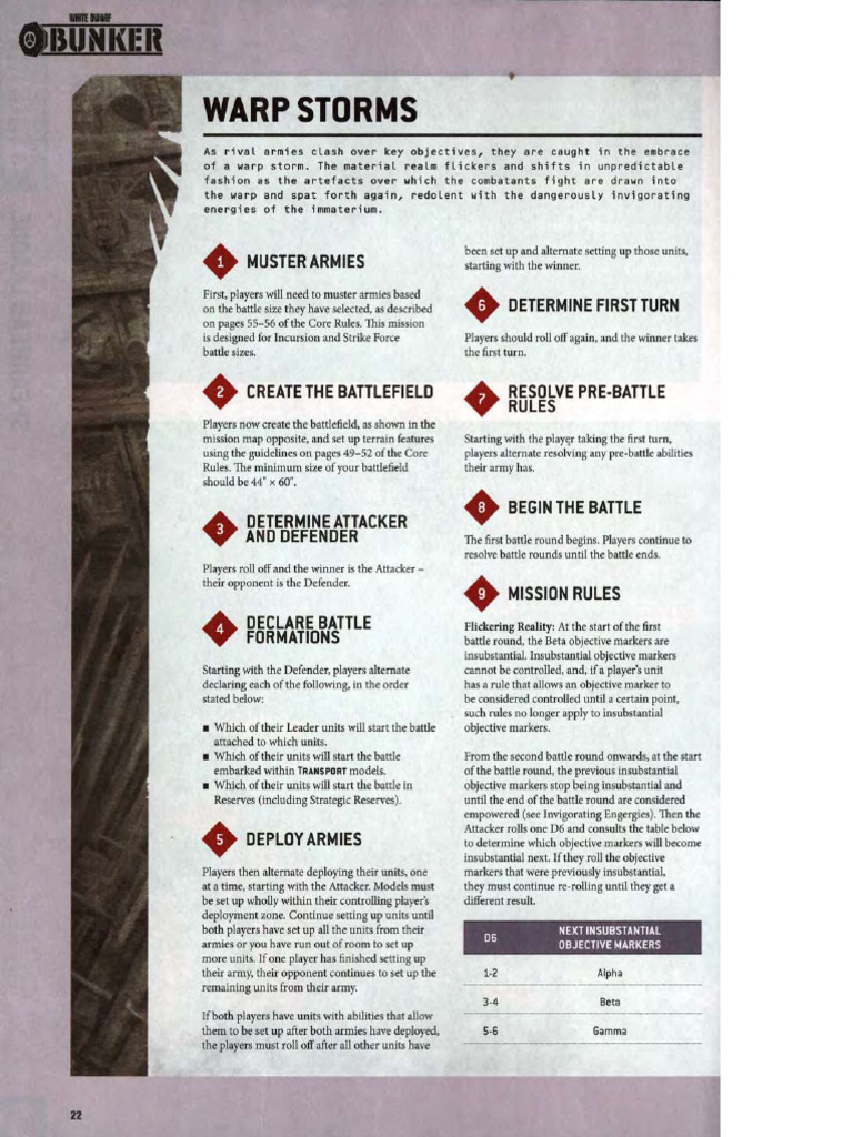 Warp Storm Mission (2) | PDF