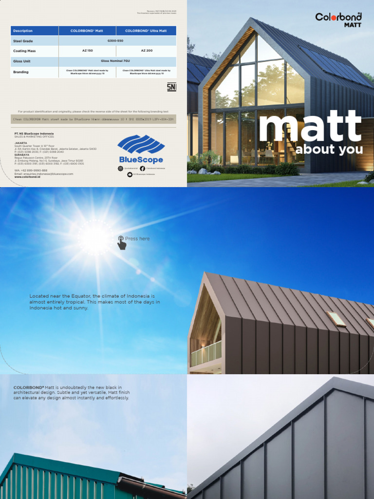 Colorbond-MATT (1) | PDF | Color | Physical Phenomena