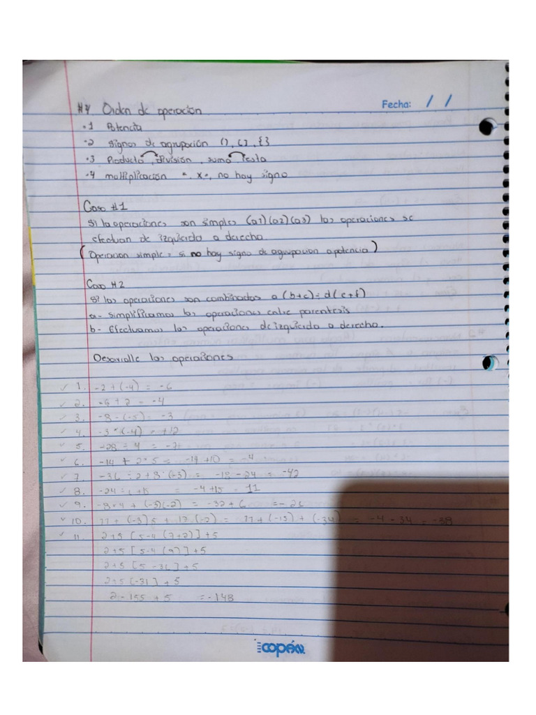 Matematica Tarea 1 Ejercicio 1-40 | PDF