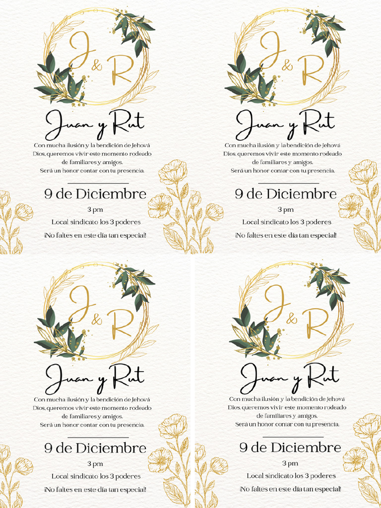Invitaciones | PDF