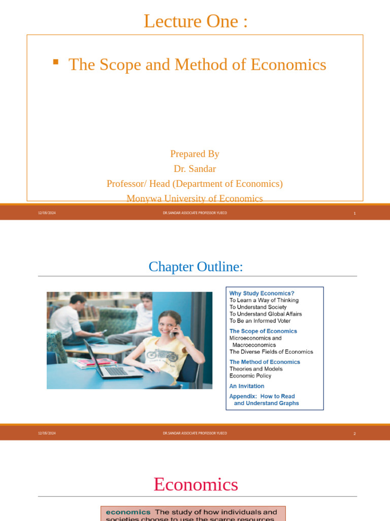 1-4-2023chapter One Scope and Method DR - Sandar | PDF | Economics ...