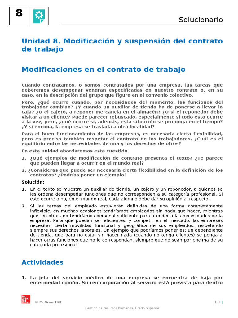Solucionario - UD - 8 - GRRHH GS - MM - Pub - 2022 | PDF | Salario | Business