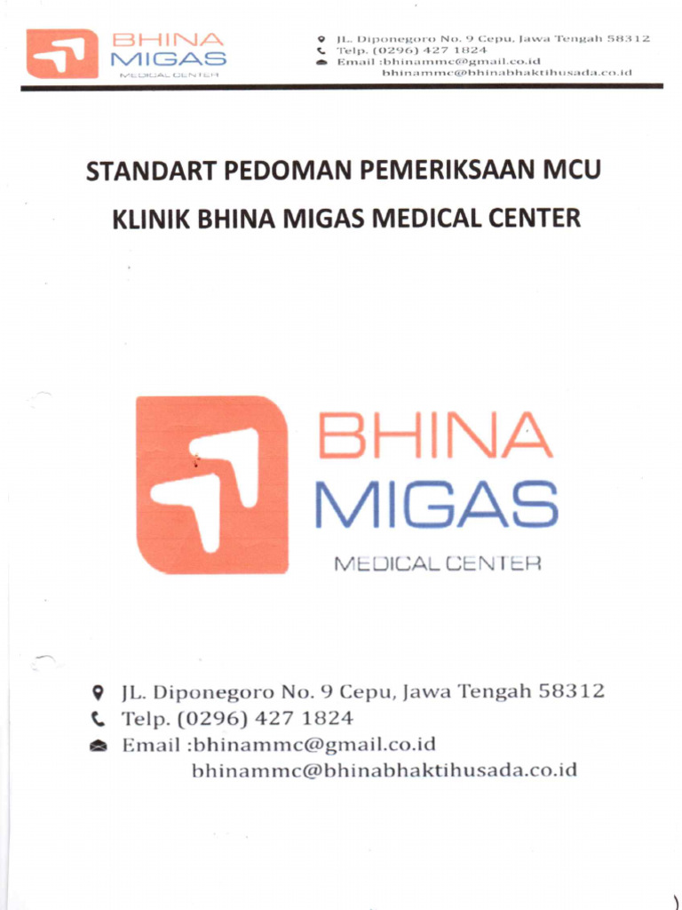 PAKET PEMERIKSAAN MCU | PDF