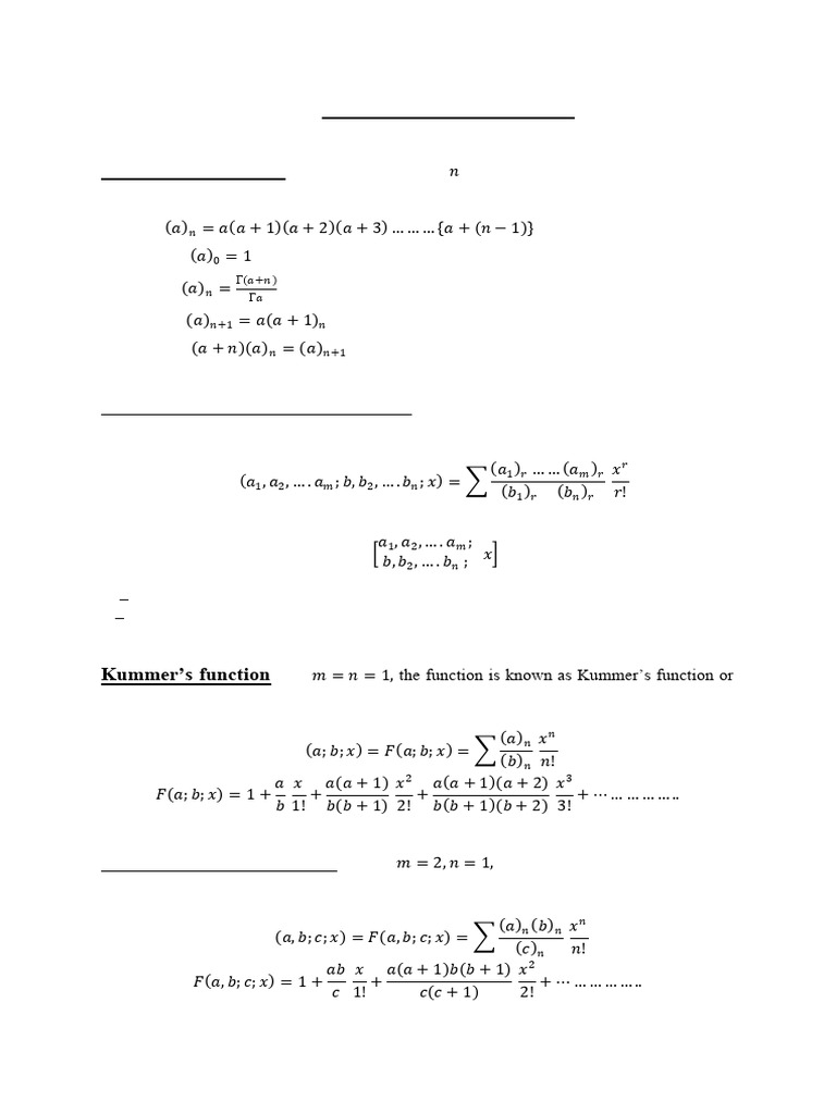 202004201521035841rryadav Maths Hypergeometric Functions | PDF | Combinatorics | Mathematical ...