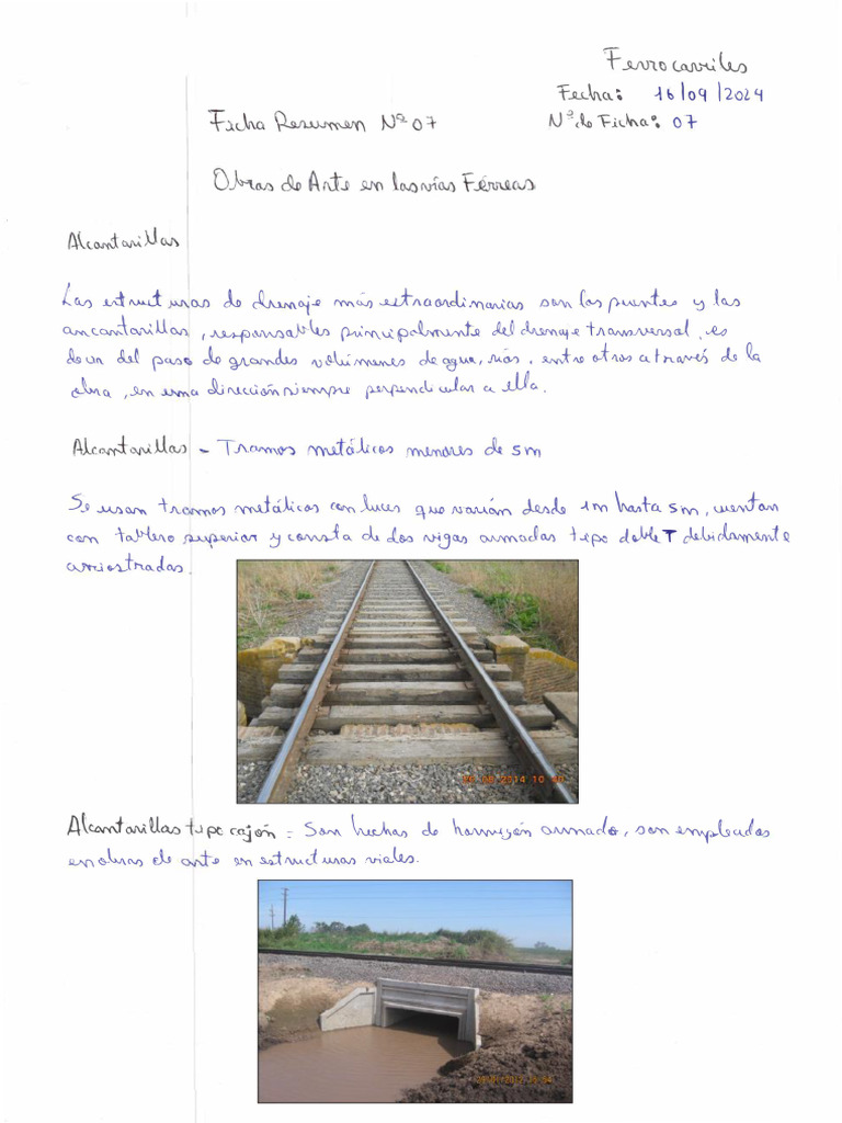 Ficha Resumen 07 Victor Raul Fernandez Amat (Ferrocarriles) | PDF