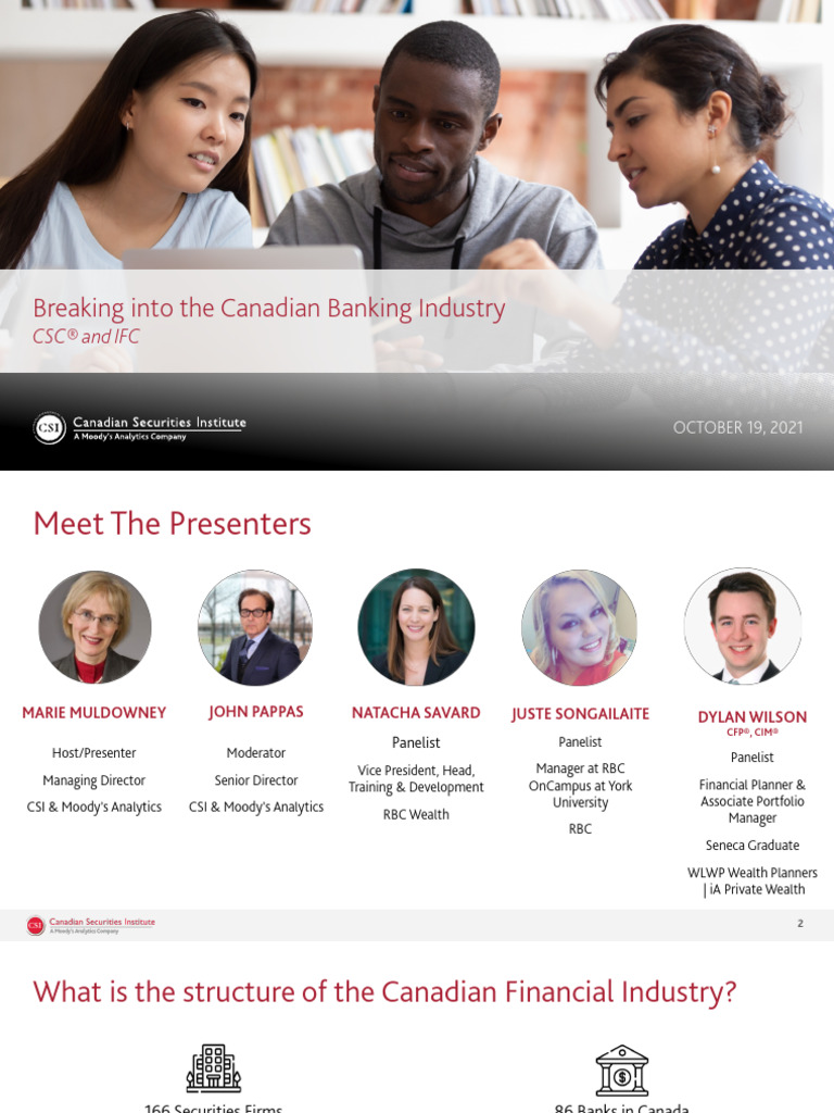 3.a. Breaking-Into-the-Canadian-Banking-Industry-A-Students-Guide | PDF ...