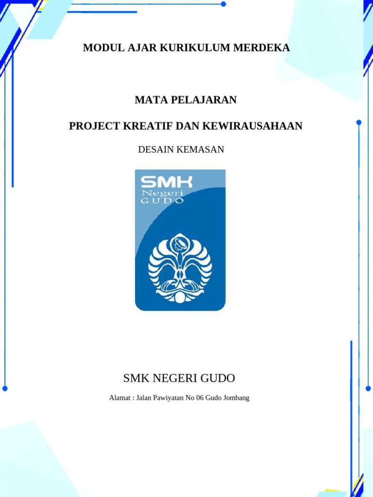 Modul Ajar - Desain Kemasan | PDF
