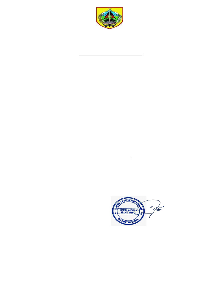 Surat Tugas Updating Data Ppks Tahun 2024 | PDF