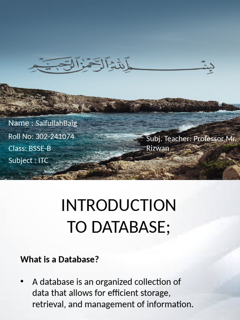 saf2 itc | PDF | Databases | Relational Database