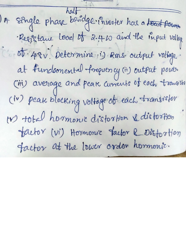 Inverter Problems | PDF