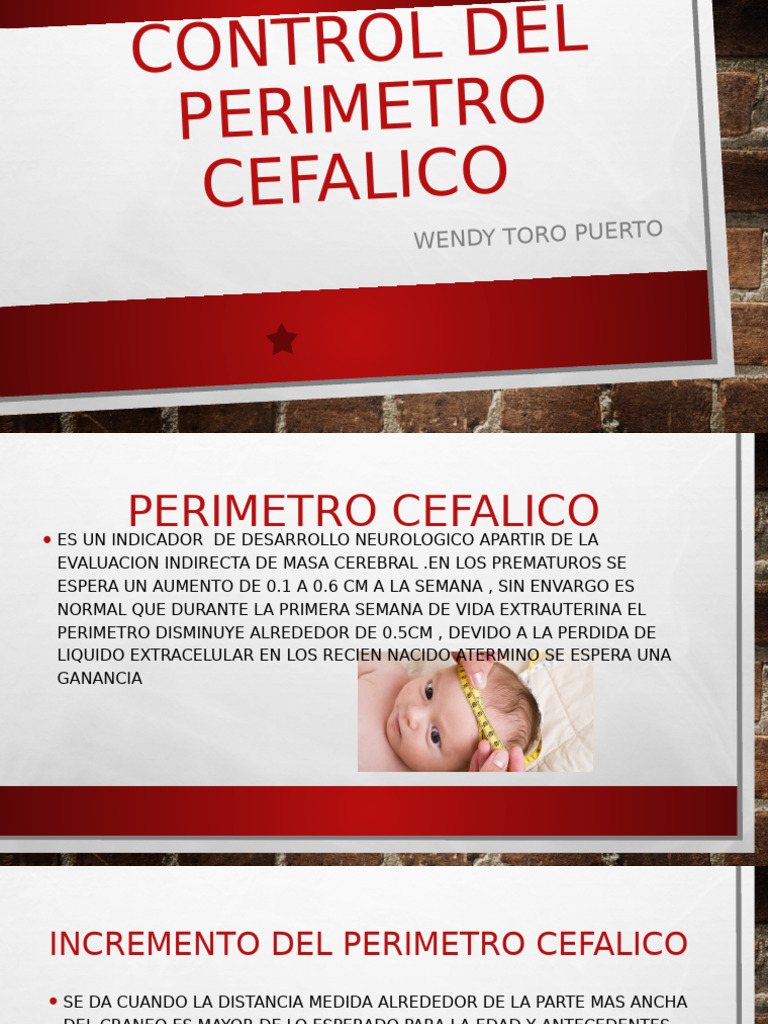 Control del Perímetro Cefálico en Neonatos | PDF