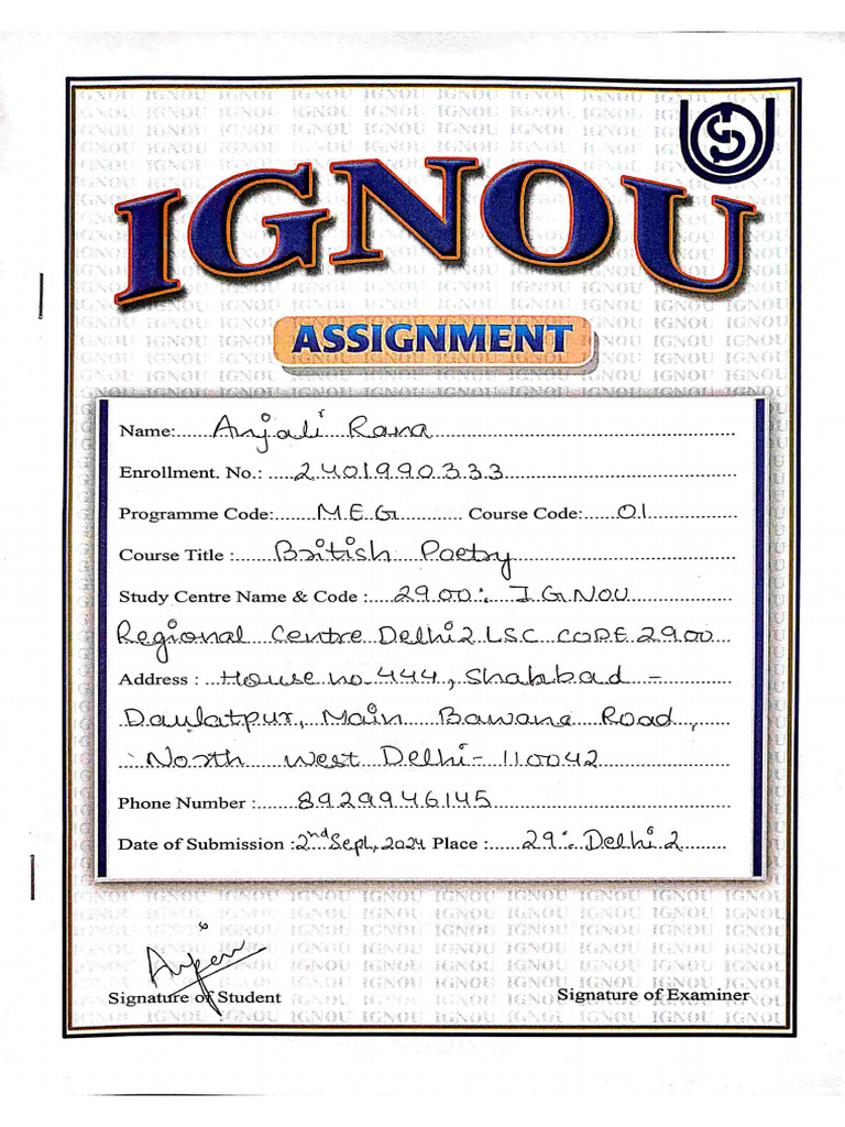 British Poetry | PDF