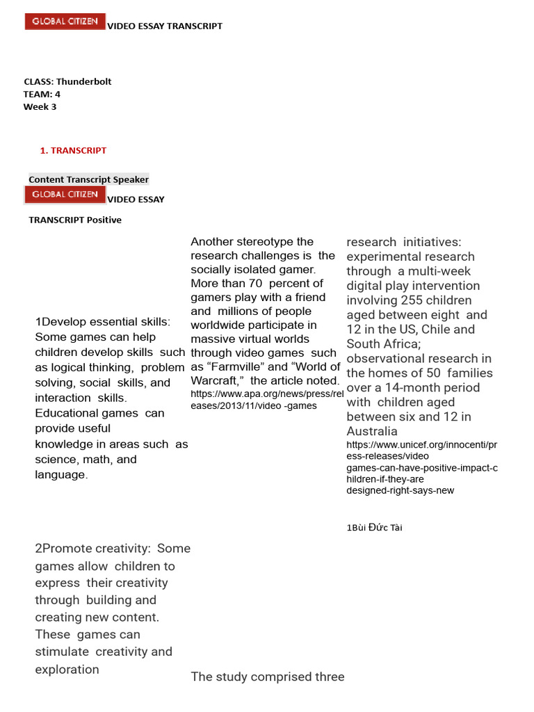 Thunderblot 21 - Team 4 Transcript | PDF | Psychology | Cognition