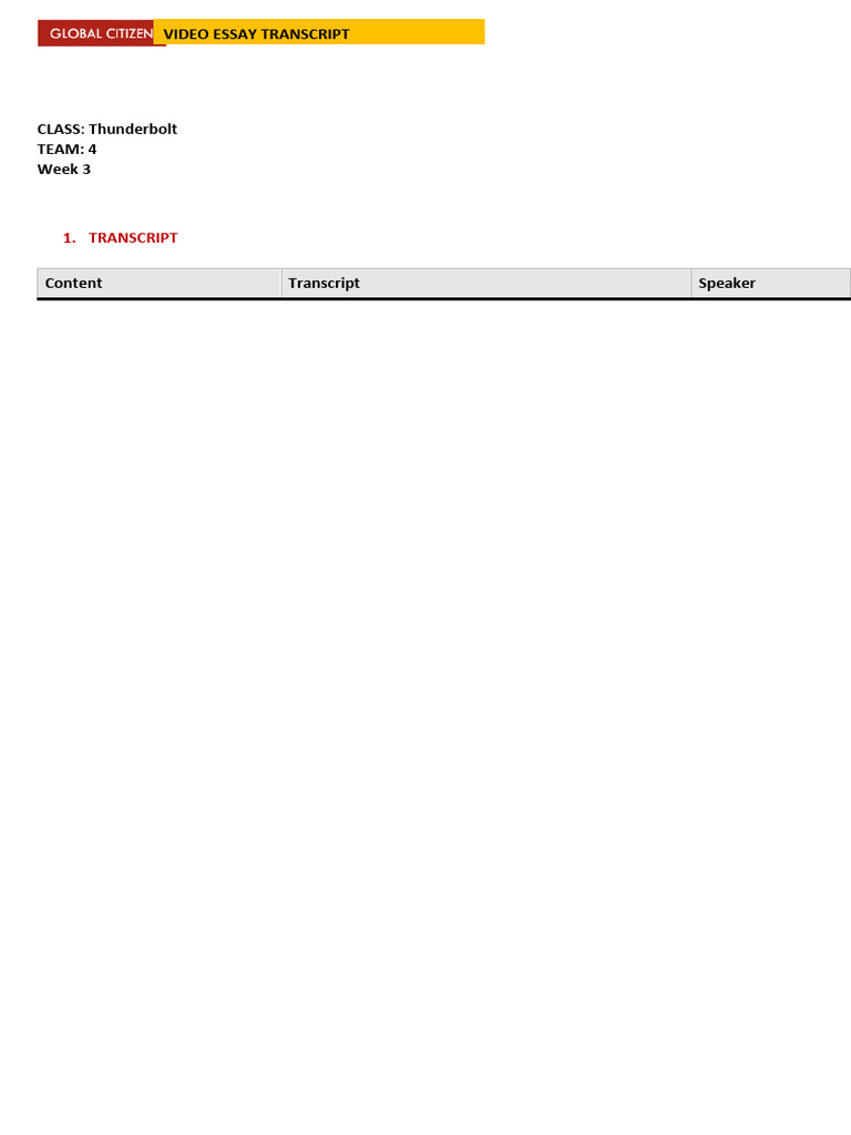 Thunderblot 21 - Team 4 Transcript | PDF | Creativity | Behavioural Sciences