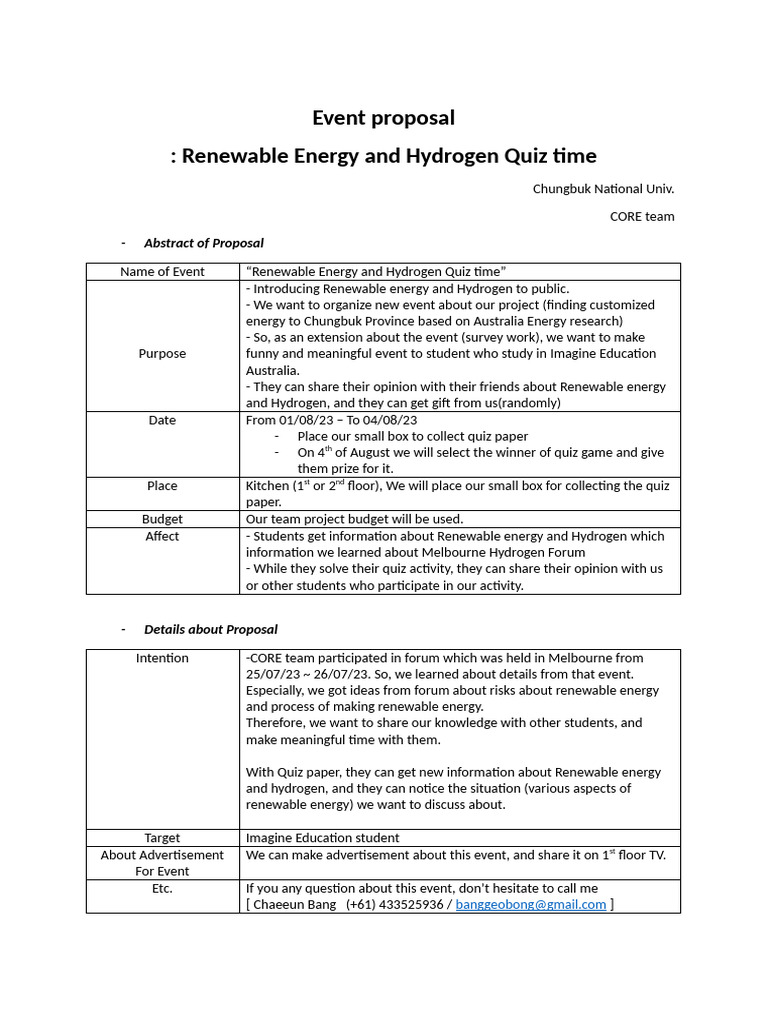 Renewable Energy Quiz Event | PDF | Cognition