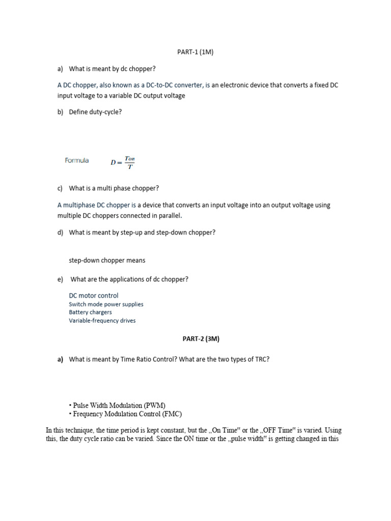 unit-iv answers | PDF | Electricity | Electronic Engineering