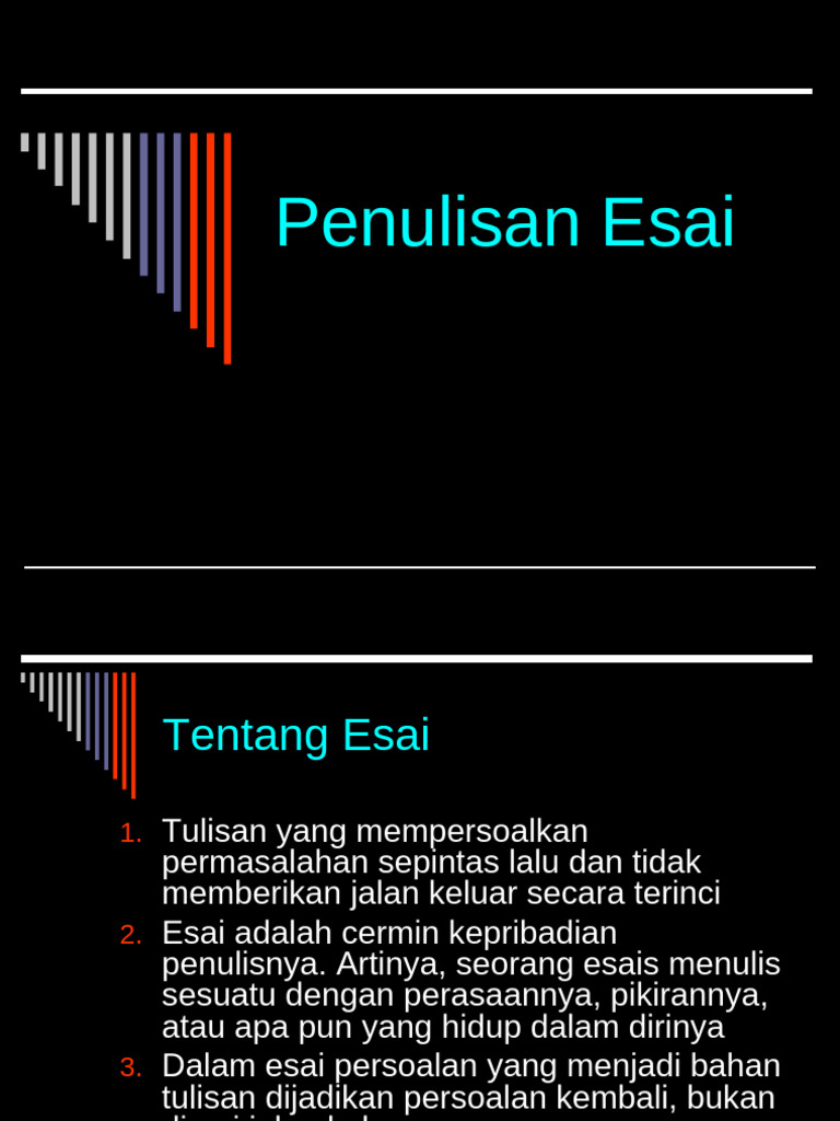 Panduan Menulis Esai Efektif | PDF