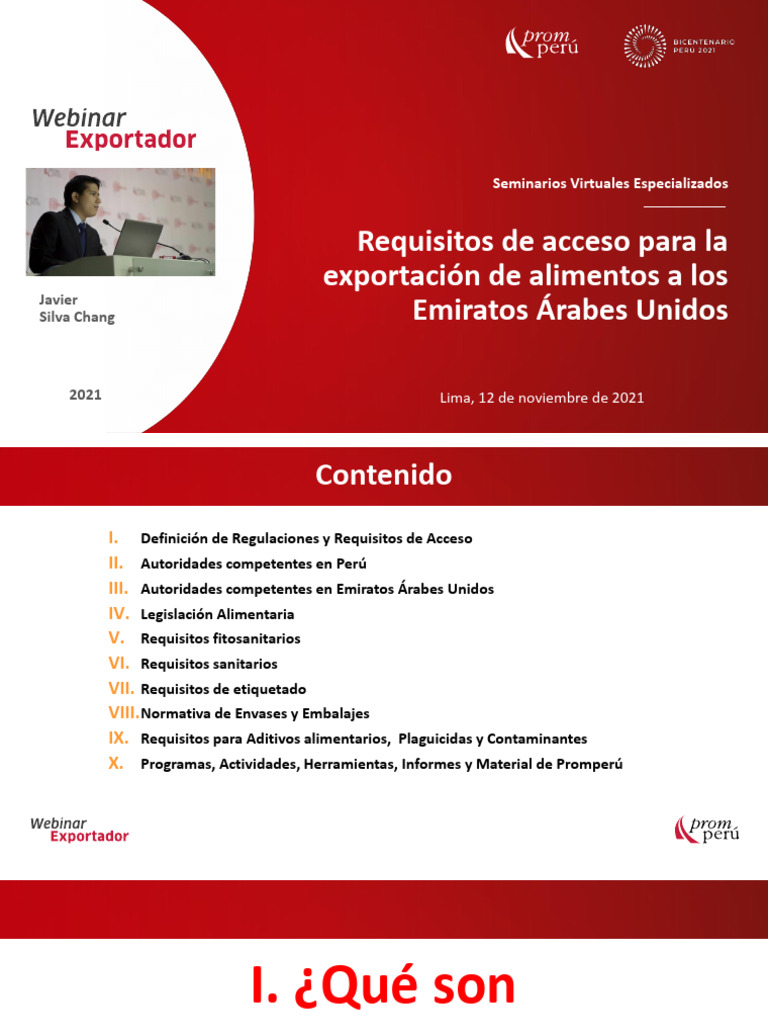 Requisitos - Acceso - Exportacion - Alimentos - Emiratos - Arabes - Unidos - 2021 - Keyword ...