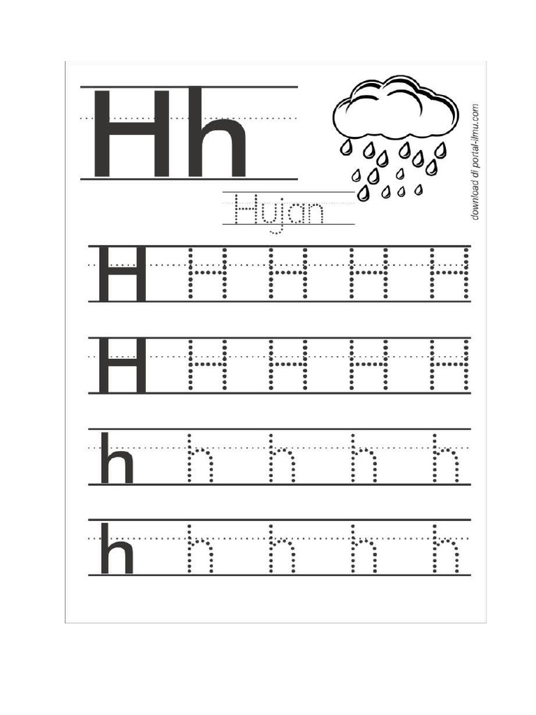 menebalkan huruf H | PDF