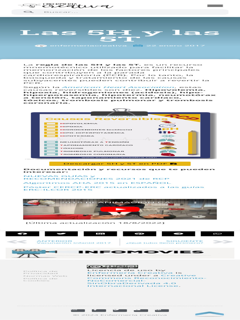 Las 5H y las 5T – Enfermería Creativa | PDF | Enfermedades y trastornos ...