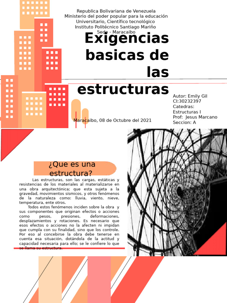 Exigencias Basicas de Las Estructuras Emily Gil | PDF