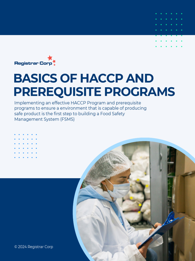 Basics of HACCP and Prerequisite Programs 1730156377 | PDF | Hazard ...