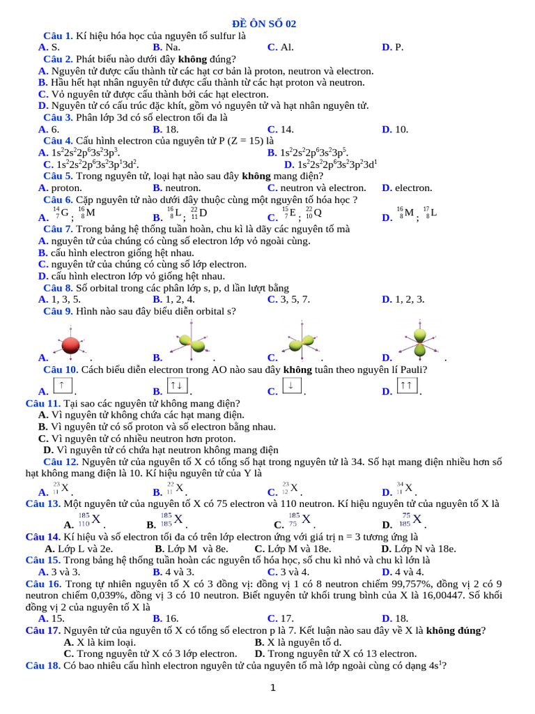 ĐỀ ÔN SỐ 02 10E,10A | PDF