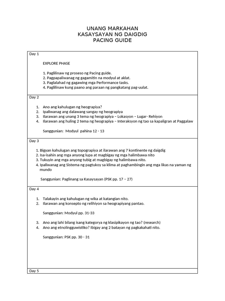 Pacing-Guide-1st-Grading-24-25 | PDF