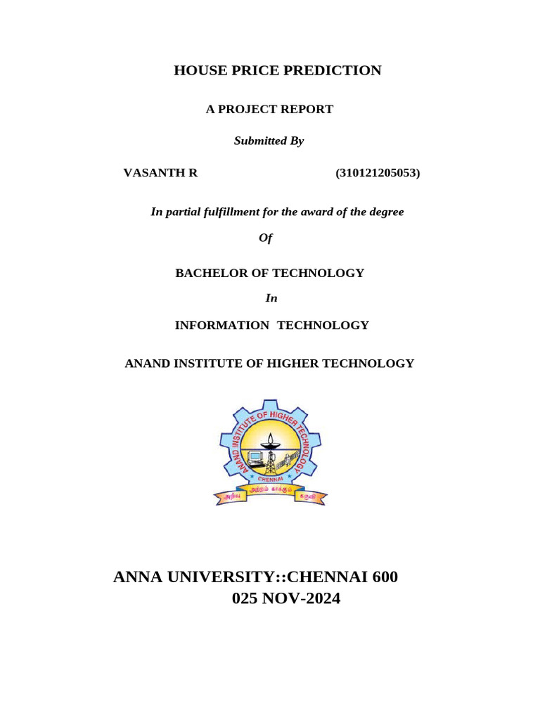 Vasanth Sample 2 | PDF | Cross Validation (Statistics) | Machine Learning