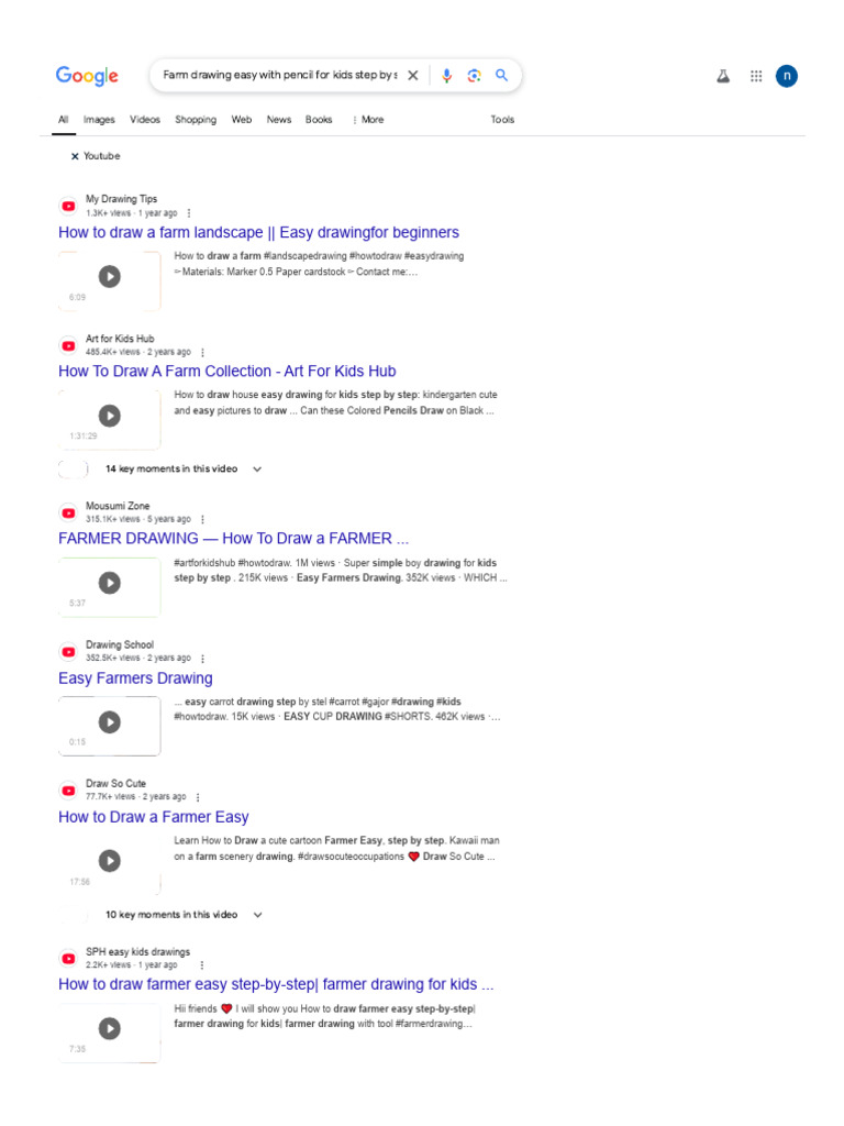 Farm Drawing Easy With Pencil For Kids Step by Step Youtube - Google ...