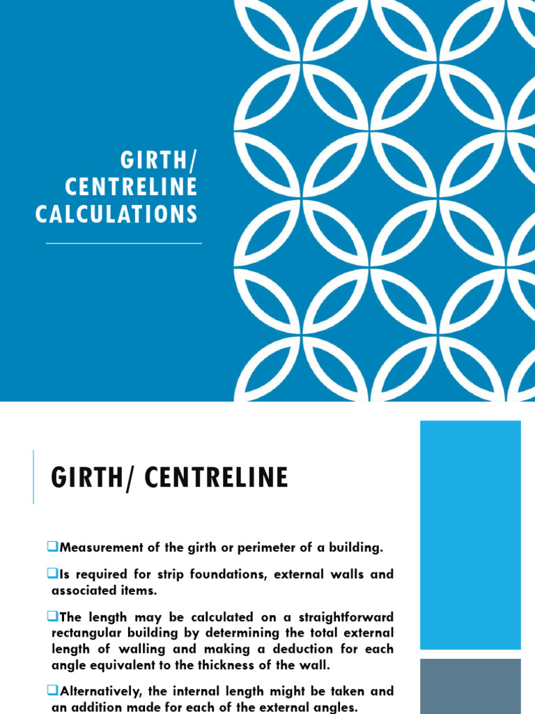 Girth Calculations - For Students | PDF | Length | Metrology