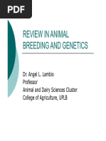 Principle of Animal Breeding | PDF | Genetics | Ploidy
