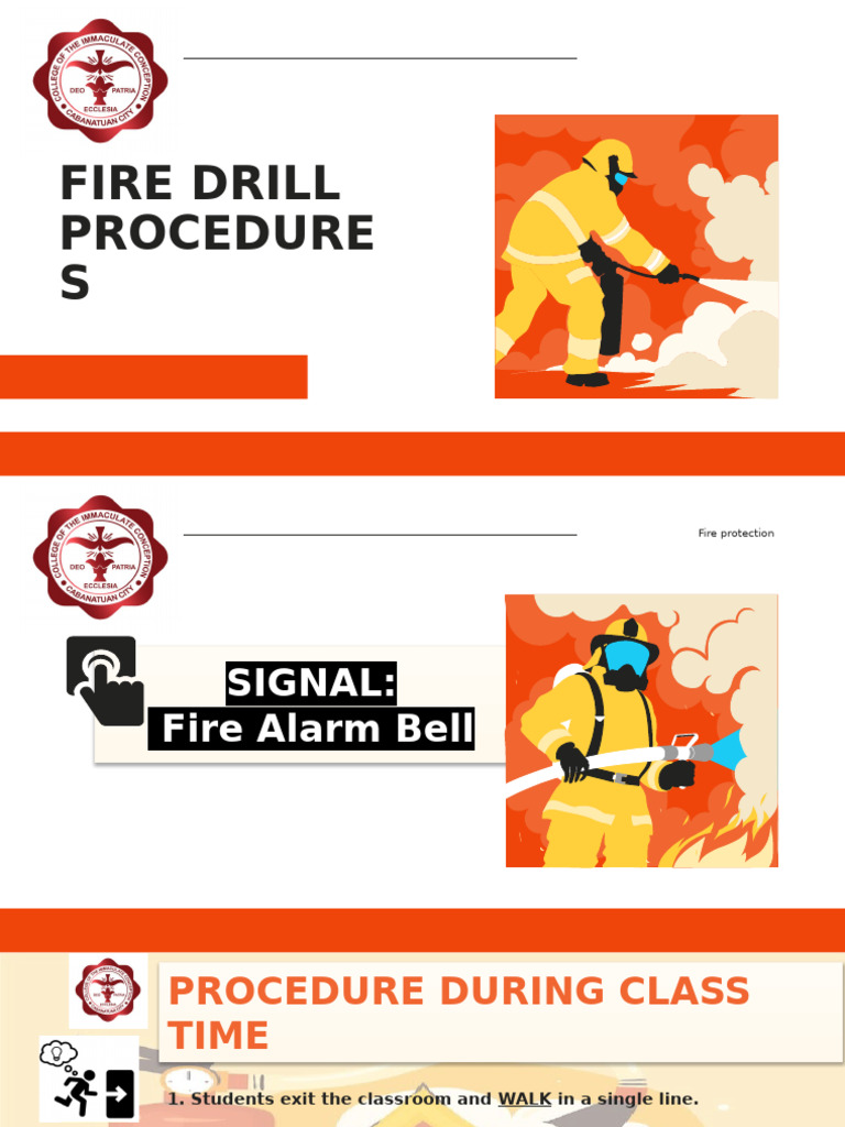 Fire Drill Procedures | PDF